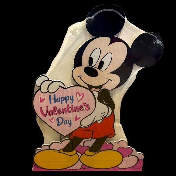 Disney | Other | Disneymickey Mouse Valentines Yard Standee | Poshmark